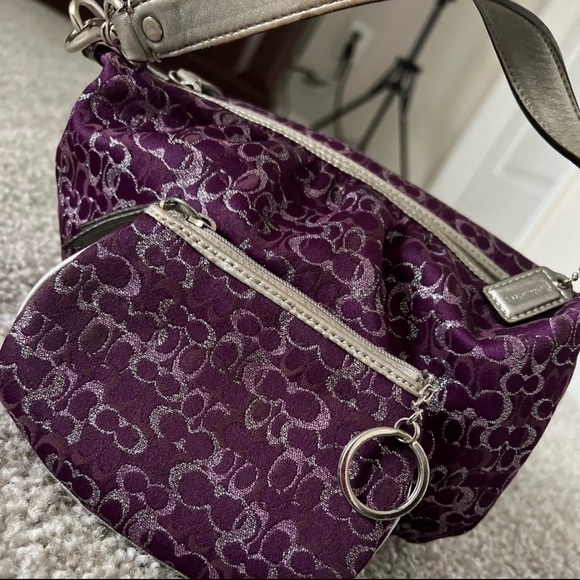 Bags | Coach Bag And Matching Coin Purse | Poshmark